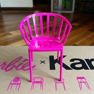 Mattel | Accents | Barbie X Kartell Set Of 5 Dollsized Designer Chair ...